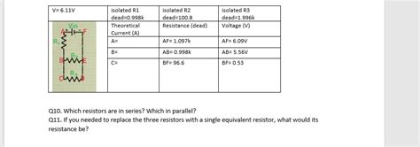 Solved Procedure C LED light circuits Procedure C V₁ Chegg com