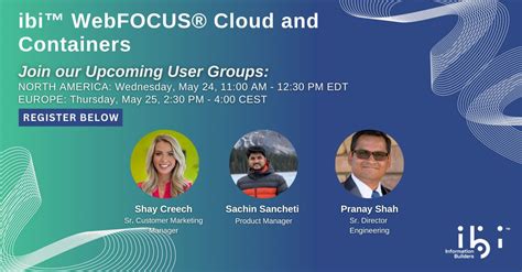 Ibi Information Builders On Linkedin Upcoming Events Ibi