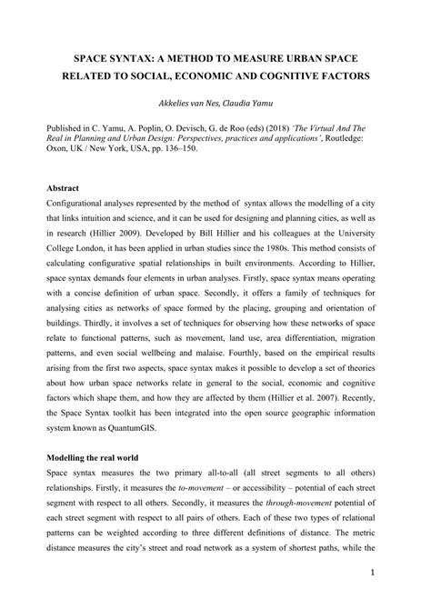 pdf space syntax