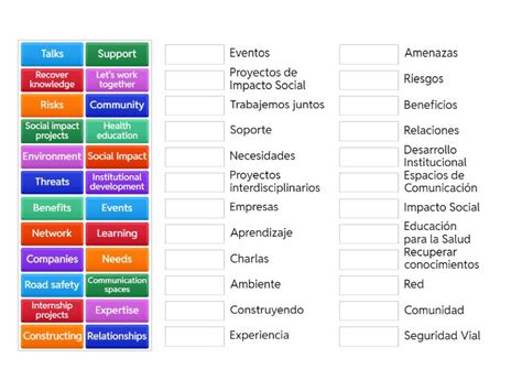 Technical Words Match Up