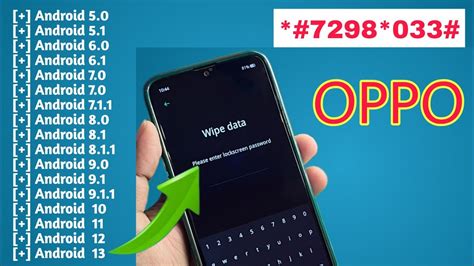 All Oppo Reset Password How To Fix Forgot Lockscreen Password Any Oppo