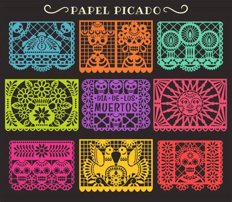 Papel Picado Illustrations Royalty Free Vector Graphics And Clip Art