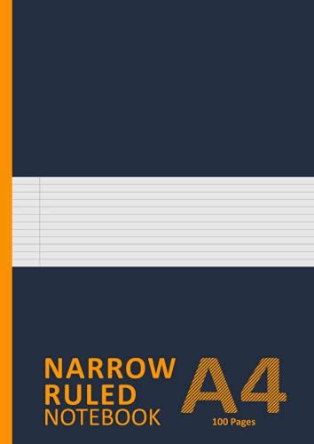 Narrow Ruled Notebook By Bamidel