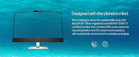 Hp M27 Webcam Monitor Computer Monitor With Built In 5mp