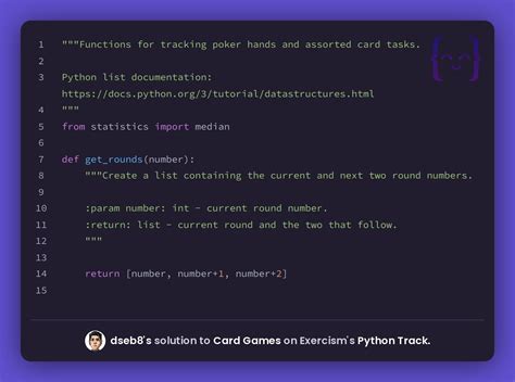 Dseb8s Solution For Card Games In Python On Exercism