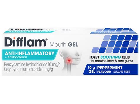 Difflam Mouth Gel 10g Smiths Pharmacy