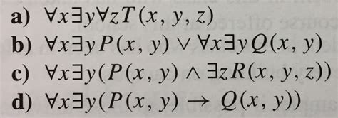 Solved Express The Negations Of Each Of These Statements So