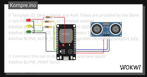 Deteksi Banjir Wokwi Esp32 Stm32 Arduino Simulator