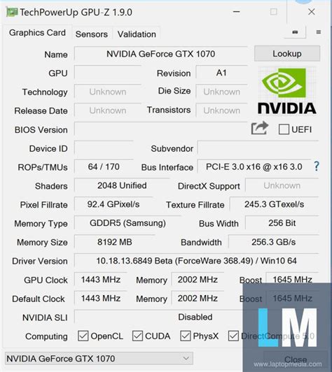 Nvidia Geforce Gtx 1070 And Gtx 1060 Mobility Benchmarks Leaked