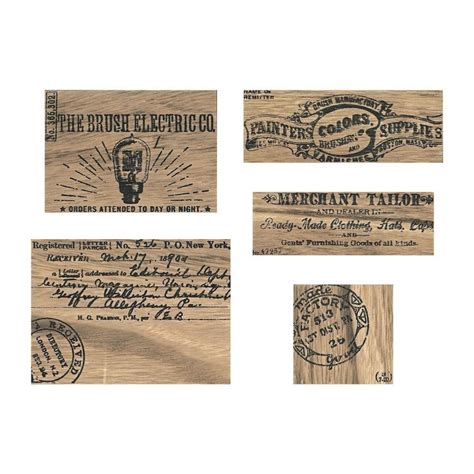 Tim Holtz Vignette Adverts Panel Idea Ology Chez Toutencolle