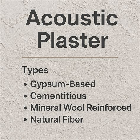 Acoustic Plaster Benefits Types And Applications