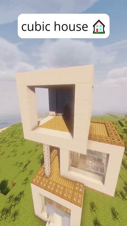 Minecraft Cube House Tutorial Youtube
