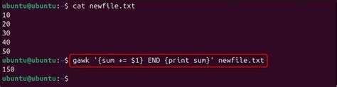 Gawk Command In Unix