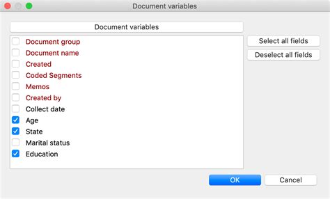 Displaying Document Variables For Documents And Coded Segments MAXQDA MAXQDA