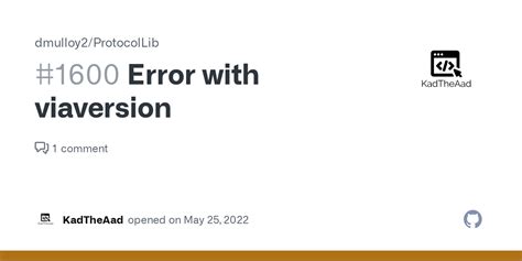 error with viaversion · issue 1600 · dmulloy2 protocollib · github