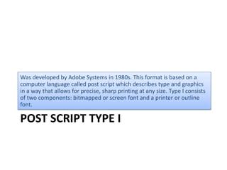 Typography Understanding Font Pptx