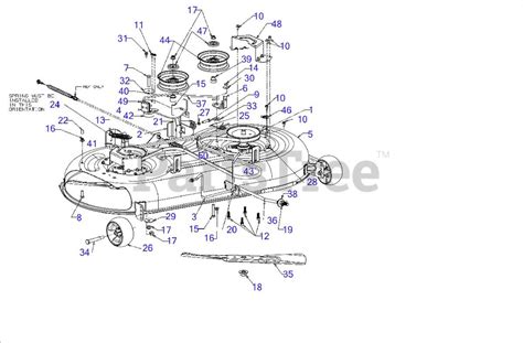 Troy-bilt 46-inch deck belt diagram: Easy-to-use guide