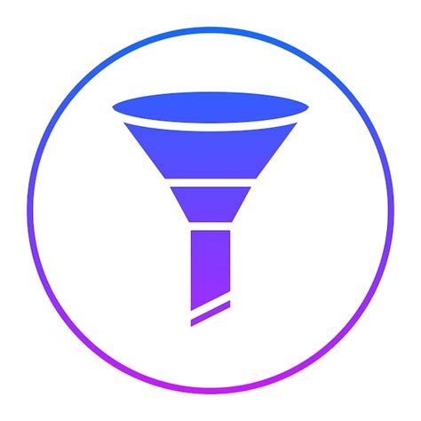 Premium Vector Funnel Vector Illustration