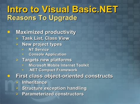Best Practices For Upgrading Vb 60 Projects To