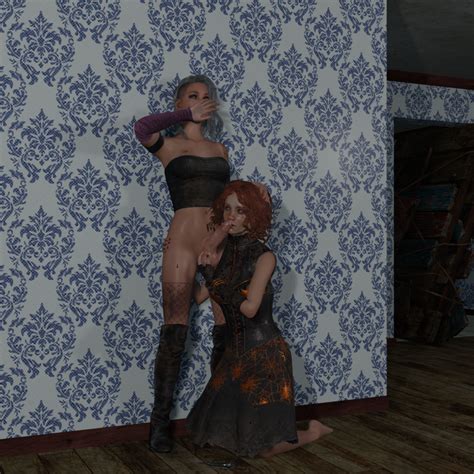 rule 34 3d dbd dead by daylight futa on female futanari grey hair