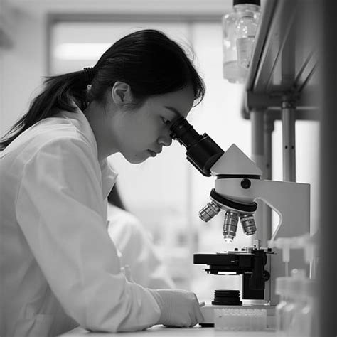 Free Scientist Using Microscope Image Scientist Microscope Lab