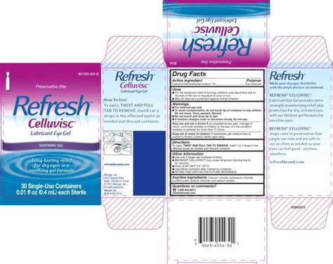 Refresh Celluvisc Gel Allergan Inc