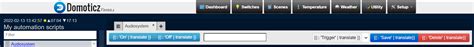 not possible to edit events respectively my automation scripts within