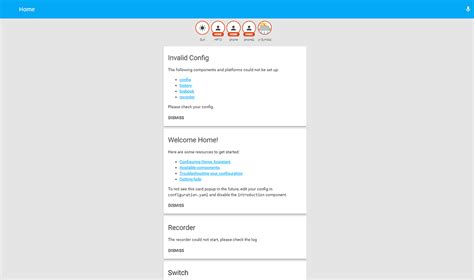 invalid config home assistant os home assistant community