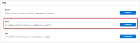 Downloading Syncfusion PHP Installer Syncfusion
