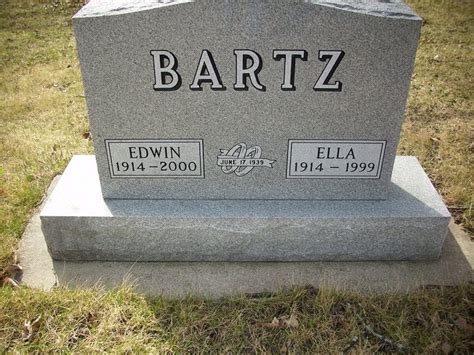 Edwin Herbert Bartz 1914 2000 Find A Grave Memorial
