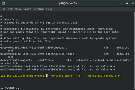 Mounting Filesystems And Autofs In Centos Rhel Jeff Techs