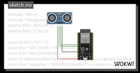 Projeto Agua Wokwi ESP32 STM32 Arduino Simulator