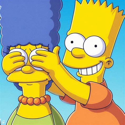 Bart Covers Marges Eyes By Smbssfan On Deviantart