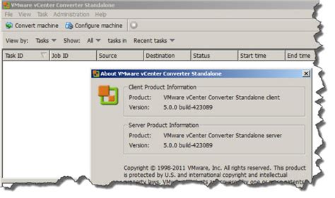 VMware VSphere Converter Standalone 5 Goes Public Beta ESX Virtualization