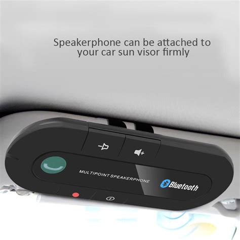 mobile wireless bluetooth hands free multipoint speaker car kit