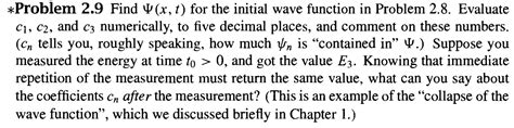 Solved Problem 2 9 Find Ψ x t for the initial wave Chegg com