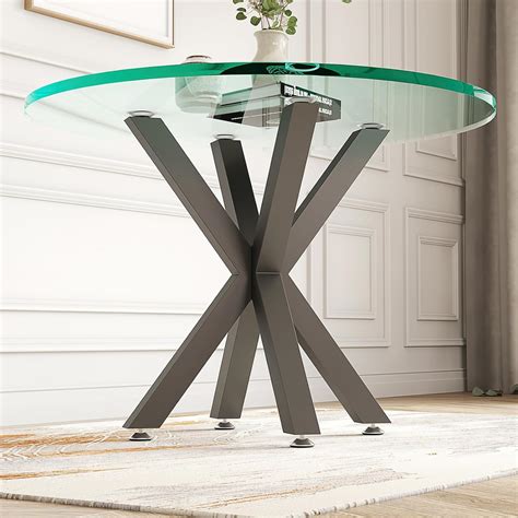 Metal Table Legs 28 Inch Round Table Base Only For Diy Desk Dining