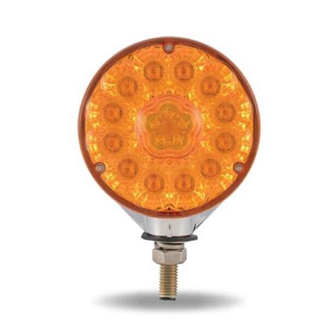 Trux Accessories Round Amberred Turn Signal And Marker Super Diode Led