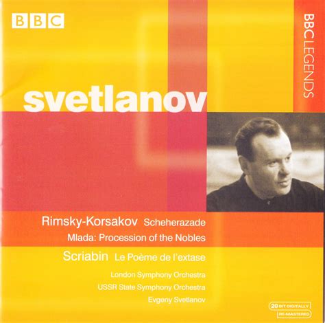 Release Rimsky Korsakov Scheherazade Scriabin Poème De Lextase