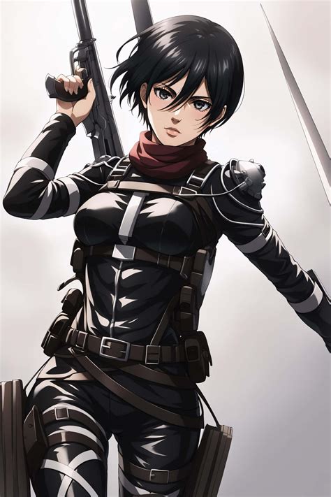 Download Mikasa Ackerman Season4 Portrait Wallpaper
