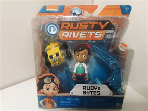 Nickelodeon Rusty Rivets Ruby And Bytes Action Figure Brand New Factory Sealed