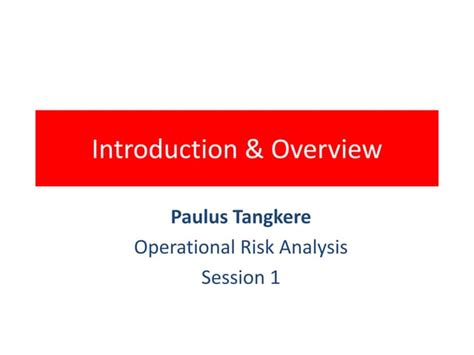 ora 1 introduction free ppt