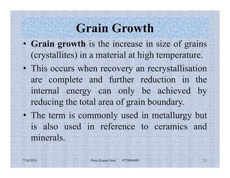 Recovery Recrystallization And Grain Growth Pdf