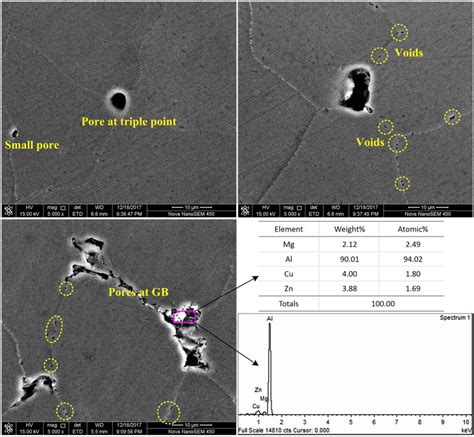Sem Micrographs Of Typical Pores Caused By Incipient Melting In