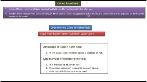 Servlets Hidden Form Field Field Tutorial Form
