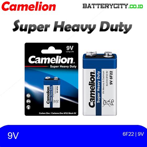 Jual Camelion Super Heavy Duty Kotak V F Bp Batre Baterai Kotak V Isi Shopee