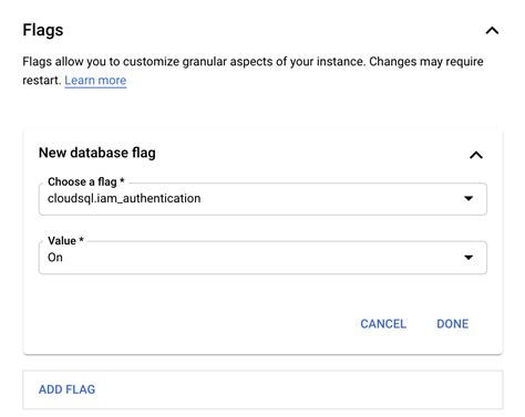 Add A Cloud Sql Instance