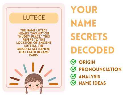 Lutece Girl Name Meaning And Pronunciation