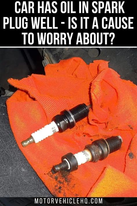Car Has Oil In Spark Plug Well Is It A Cause To Worry About Motor