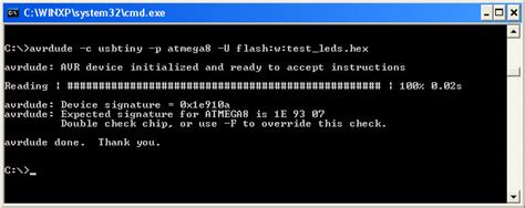 Atmega328 Using Arduino Uno To Retrieve Atmega328p Pu Chip Signature
